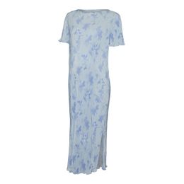 MAMALICIOUS Umstand Kleid 'MLAura' Damen Größe 40 blau / hellblau Winterkleid