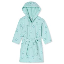Schiesser Bathrobe 'Aqua' girl Green size 140