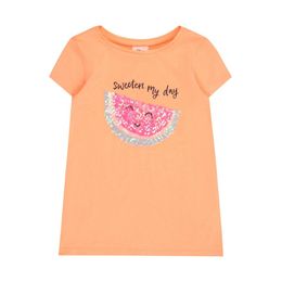 s.Oliver Shirt Mädchen Größe 92/98 hellblau / orange / hellpink / schwarz