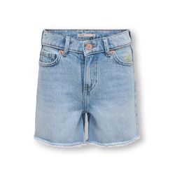 ONLY GIRLS Shorts 'KOGPACY' Mädchen Größe 116 blue denim / hellblau