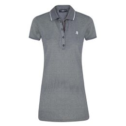 Jimmy Sanders Kleid Damen Größe 42 blaumeliert / weiß Winterkleid