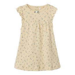 name it Kleid Größe 74 beige / gelb / hellgrün / weiß