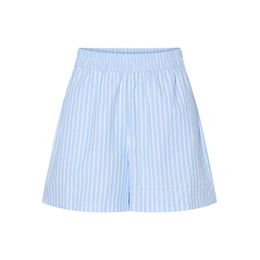 Pieces Shorts 'Aida' Damen Gr&ouml;&szlig;e 40 hellblau / wei&szlig;