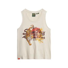 Superdry Top 'Tokyo' female Beige size 36