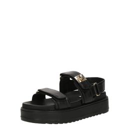 Steve Madden Sandale 'Bigmona' Damen Gr&ouml;&szlig;e 41 gold / schwarz