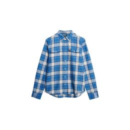 Superdry Button Up Shirt 'The Merchant Store' male Blue size S