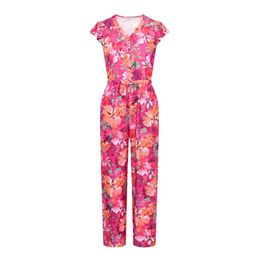 Quiosque Jumpsuit Damen Gr&ouml;&szlig;e S tanne / dunkelorange / rosa / dunkelpink