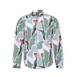 Campus Sutra Button Up Shirt 'Lilliana' male White size XL