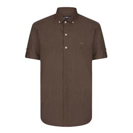 Jimmy Sanders Button Up Shirt male Brown size XXL