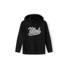 MINOTI Sweatshirt Jungen Gr&ouml;&szlig;e 98/104 grau / schwarz