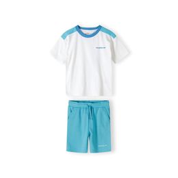 MINOTI Set Jungen Gr&ouml;&szlig;e 86/92 blau / hellblau / wei&szlig;
