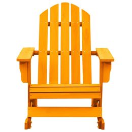 vidaXL Adirondack-Schaukelstuhl Massivholz Tanne Orange