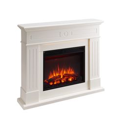 CrownFlame Elektrokamin 'Leandros' weiß 2 kW
