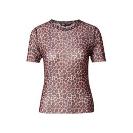 Only T-Shirt 'ONLMaja' Damen Gr&ouml;&szlig;e M beige / cognac / schwarz
