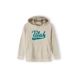 MINOTI Sweatshirt Jungen Gr&ouml;&szlig;e 110/116 dunkelgr&uuml;n / wei&szlig; / offwhite