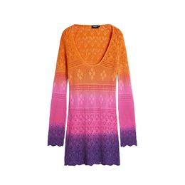 Desigual Strandkleid 'Tie-Dye' Damen Gr&ouml;&szlig;e 42 lila / orange / pink