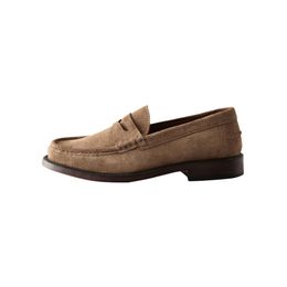 next Veloursleder-Pennyloafer Herren Gr&ouml;&szlig;e 42 stone