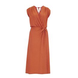 WE Fashion Kleid Damen Gr&ouml;&szlig;e 42 hellorange Winterkleid