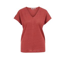 WE Fashion T-Shirt Damen Gr&ouml;&szlig;e XL cranberry