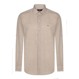 Jimmy Sanders Hemd Herren Gr&ouml;&szlig;e XL beige
