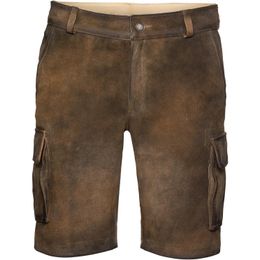 Reitmayer Kurze Cargo-Lederhose Braun (Gr&ouml;&szlig;e: 54)