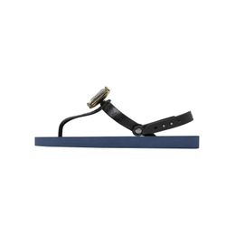 Uzurii Slipper & Pantoletten - Zehentrenner Selena Diamond Silver - Gr. 35,5 (EU) - in Blau - für Damen