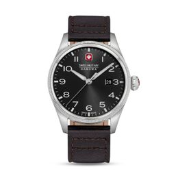 SWISS MILITARY HANOWA Uhren - Quarzuhr Thunderbolt - Gr. unisize - in Braun - f&uuml;r Damen
