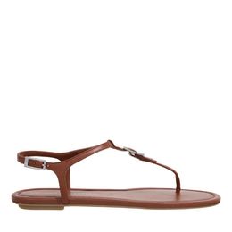 Stuart Weitzman Hohe Schuhe - Georgie T-Strap - Gr. 39 (EU) - in Braun - f&uuml;r Damen