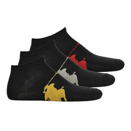 Polo Ralph Lauren Socken Herren Größe 41/46 gelb / hellgrau / kirschrot / schwarz