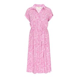 Gaya Kleid 'Retro' Damen Gr&ouml;&szlig;e 38 pink / wei&szlig; Winterkleid
