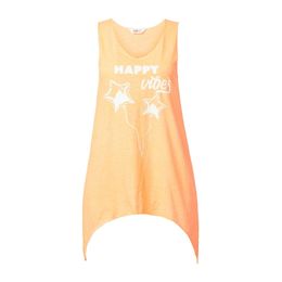 Angel of Style Top Damen Gr&ouml;&szlig;e 9XL neonorange / wei&szlig;