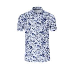 DESOTO Button Up Shirt male Blue size M