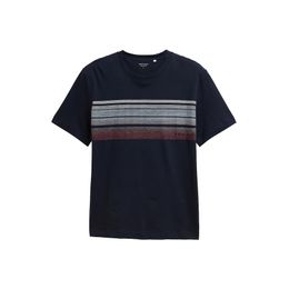Tom Tailor T-Shirt Herren Größe XXL marine / rot / weiß