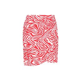 nelice Rock 'Fashion Look' Damen Größe 42 rot / weiß