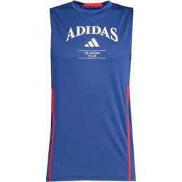 Adidas d4t Heritage Funktionstank Herren - blau - Gr. XXL - Polyester