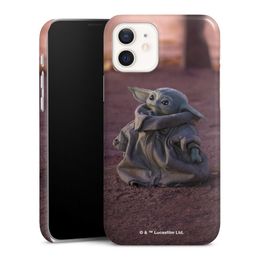 DeinDesign iPhone 12 Handy Premium Case Smartphone Handyh&uuml;lle Schutzh&uuml;lle gl&auml;nzend The Child Star Wars Baby Yoda Premium Case