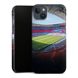 DeinDesign iPhone 14 Plus Handy Premium Case Smartphone Handyh&uuml;lle Schutzh&uuml;lle gl&auml;nzend Fcb Fc Bayern M&uuml;nchen Stadium Premium Case