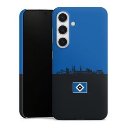 DeinDesign Galaxy S24 Handy Premium Case Smartphone Handyh&uuml;lle Schutzh&uuml;lle matt Hsv Skyline Hamburg Premium Case