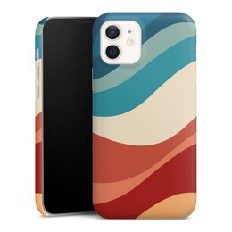 DeinDesign iPhone 12 Handy Premium Case Smartphone Handyh&uuml;lle Schutzh&uuml;lle matt Ombre Wave Colour Premium Case
