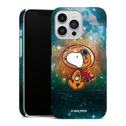 DeinDesign iPhone 13 Pro Handy Premium Case Smartphone Handyh&uuml;lle Schutzh&uuml;lle matt Official Licensed Product Snoopy Astronaut Premium Case