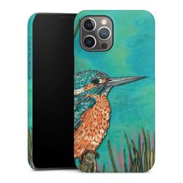DeinDesign iPhone 12 Pro Max Handy Premium Case Smartphone Handyh&uuml;lle Schutzh&uuml;lle matt Painting Animals Bird Premium Case