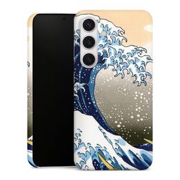 DeinDesign Galaxy S24 Handy Premium Case Smartphone Handyh&uuml;lle Schutzh&uuml;lle matt Katsushika Hokusai Die Gro&szlig;e Welle Vor Kanagawa Kunst Premium Case