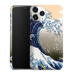 DeinDesign iPhone 11 Pro Handy Premium Case Smartphone Handyh&uuml;lle Schutzh&uuml;lle matt Die Gro&szlig;e Welle Vor Kanagawa Katsushika Hokusai Kunst Premium Case