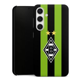 DeinDesign Galaxy S24 Handy Premium Case Smartphone Handyh&uuml;lle Schutzh&uuml;lle matt Stripes Borussia M&ouml;nchengladbach Gladbach Premium Case