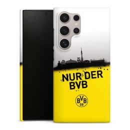 DeinDesign Galaxy S24 Ultra Handy Premium Case Smartphone Handyh&uuml;lle Schutzh&uuml;lle gl&auml;nzend Borussia Dortmund Statement Bvb Premium Case