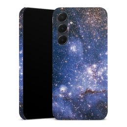 DeinDesign Galaxy A55 5G Handy Premium Case Smartphone Handyh&uuml;lle Schutzh&uuml;lle matt Galaxy Weltall Weltraum Premium Case