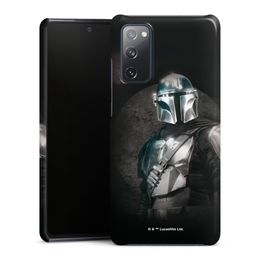 DeinDesign Galaxy S20 FE Handy Premium Case Smartphone Handyhülle Schutzhülle glänzend Official Licensed Product Star Wars The Mandalorian Premium Case