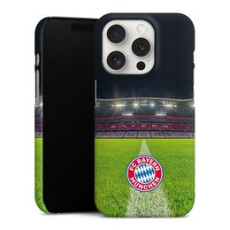 DeinDesign iPhone 15 Pro Handy Premium Case Smartphone Handyh&uuml;lle Schutzh&uuml;lle matt Stadium Fc Bayern M&uuml;nchen Fcb Premium Case