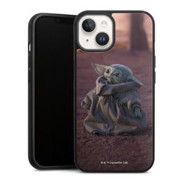DeinDesign iPhone 14 Handy Gallery Case Handyh&uuml;lle 9H Geh&auml;rtetes Glas R&uuml;ckseite H&uuml;lle The Child Star Wars Baby Yoda Gallery Case