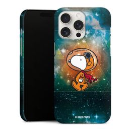 DeinDesign iPhone 15 Pro Max Handy Premium Case Smartphone Handyh&uuml;lle Schutzh&uuml;lle matt Official Licensed Product Snoopy Astronaut Premium Case